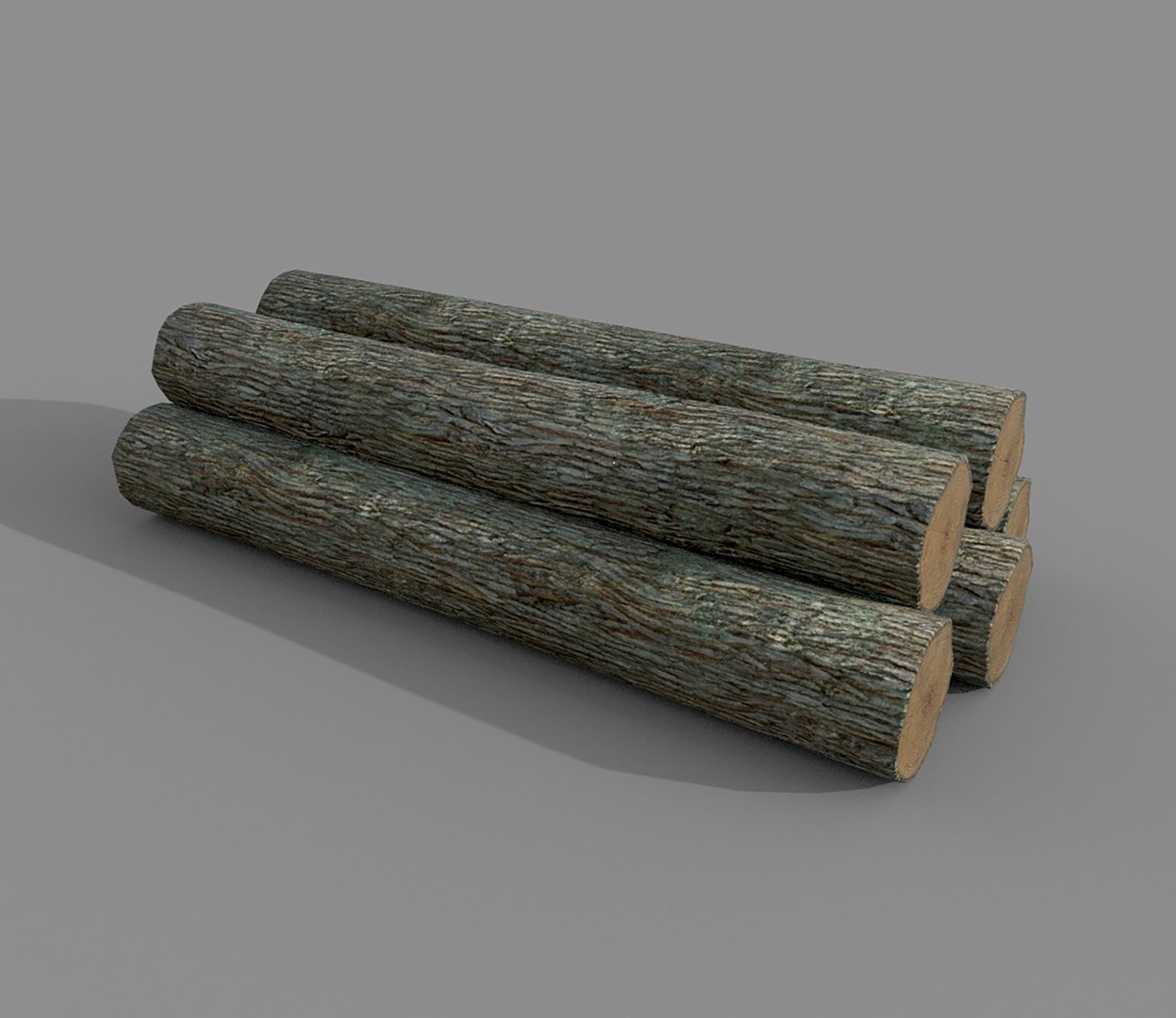Wood Logs 3D - TurboSquid 1942644