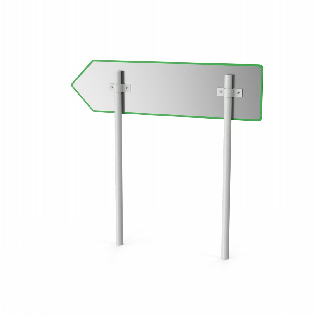 Highway Road Sign 3D Model - TurboSquid 2031445