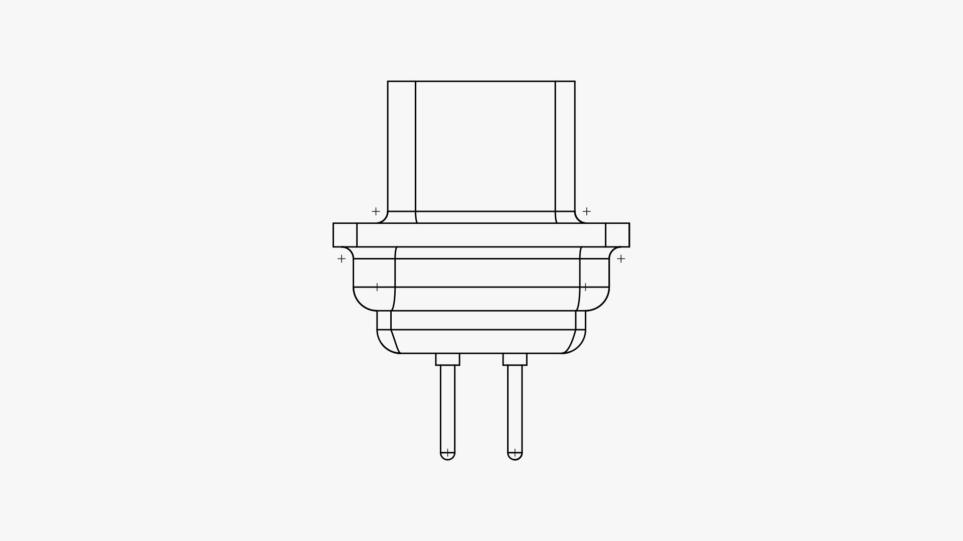 3D Model DB9 Female Connector Through Hole - TurboSquid 1985664