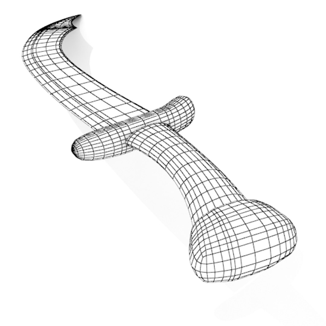 Arabian Sword Model - TurboSquid 1296070