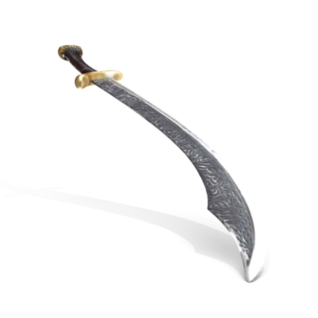 Arabian Sword Model - TurboSquid 1296070