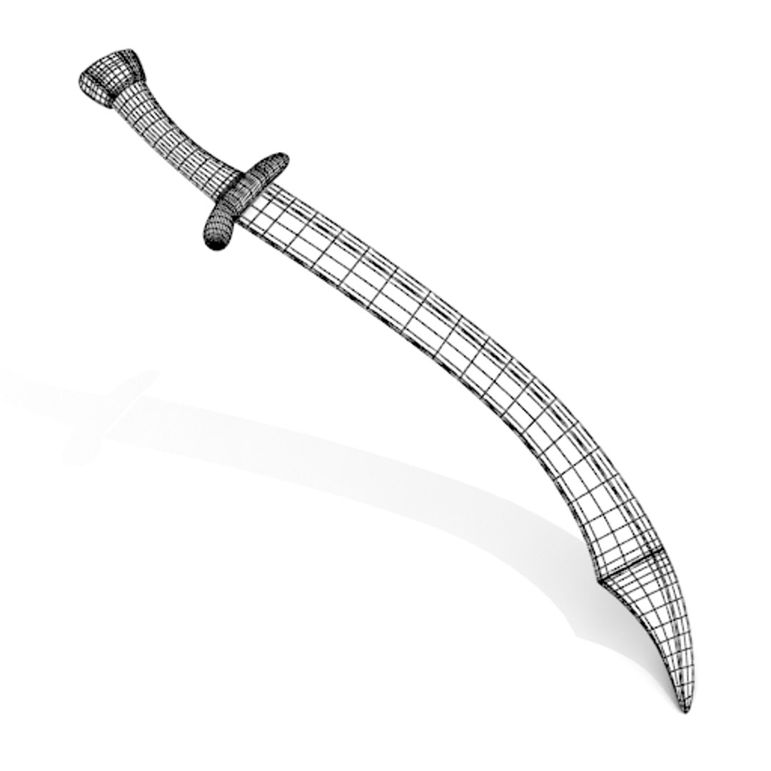 Arabian Sword Model - TurboSquid 1296070