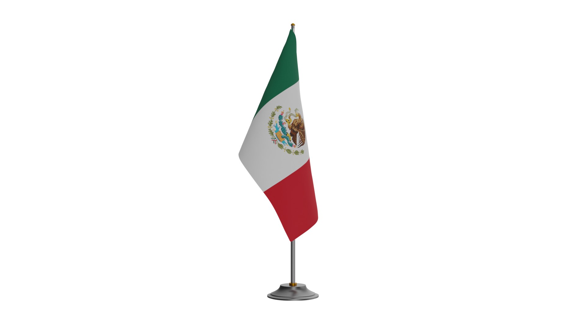 3D Table Flag Mexico Model - TurboSquid 2185167