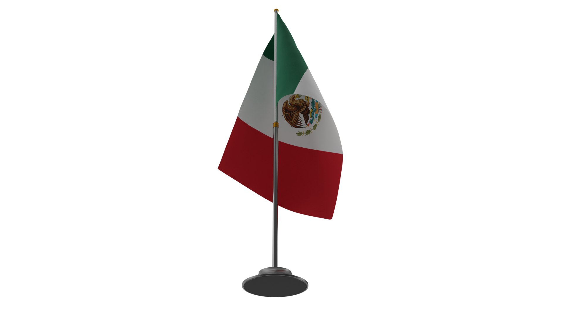 3D Table Flag Mexico Model - TurboSquid 2185167