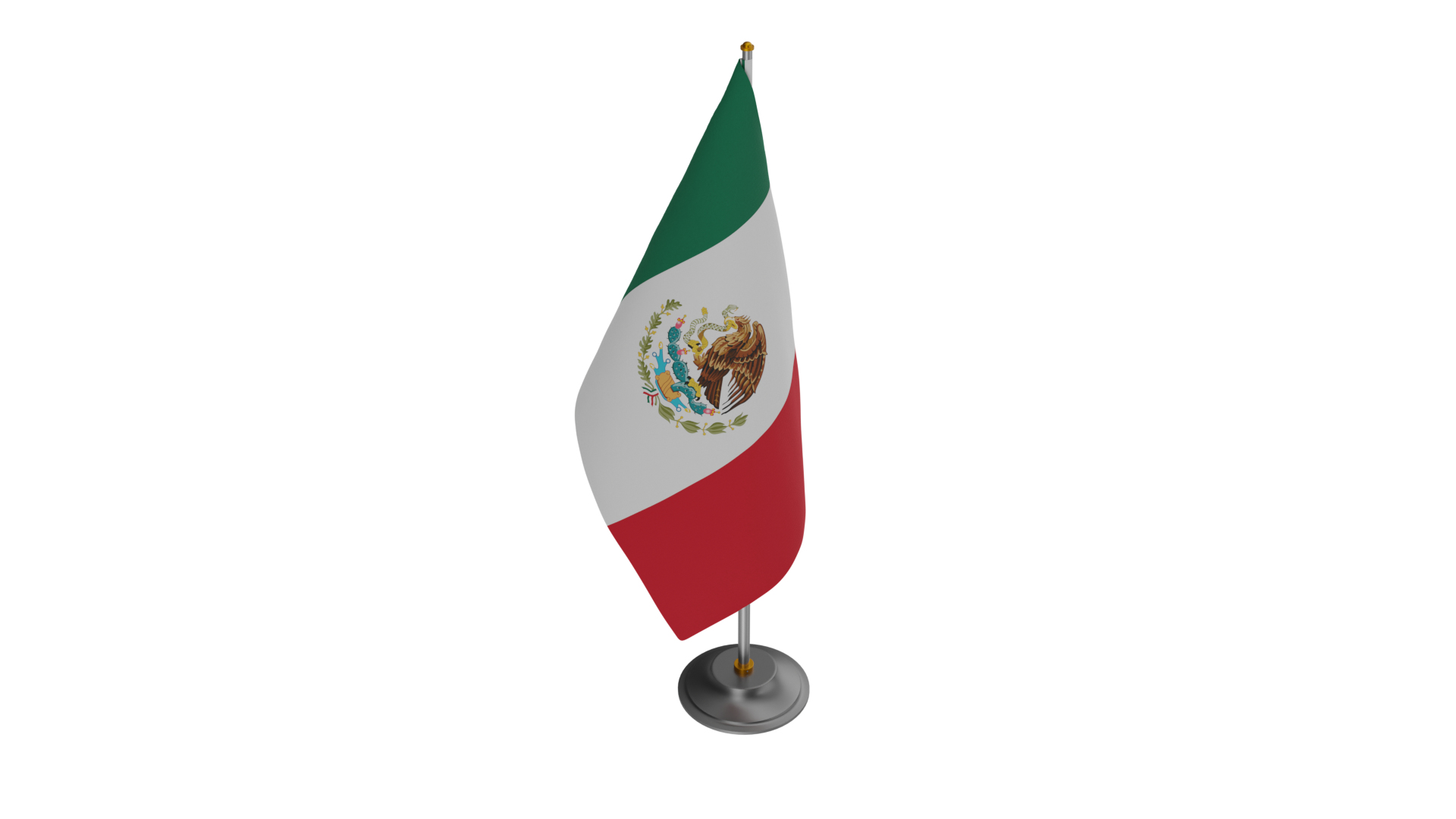3D Table Flag Mexico Model - TurboSquid 2185167