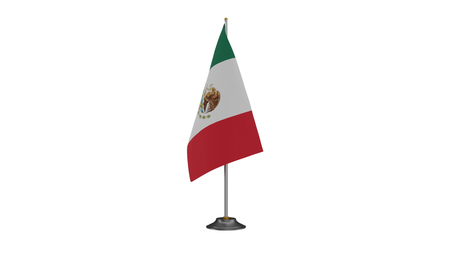3D Table Flag Mexico Model - TurboSquid 2185167