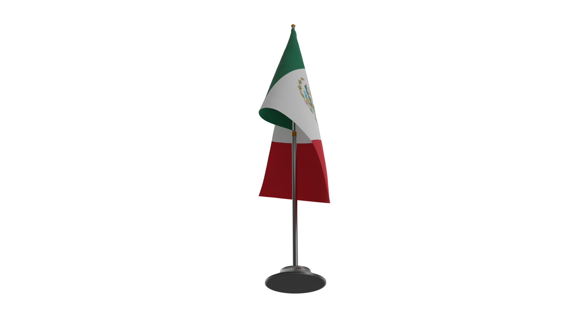 3D Table Flag Mexico Model - TurboSquid 2185167