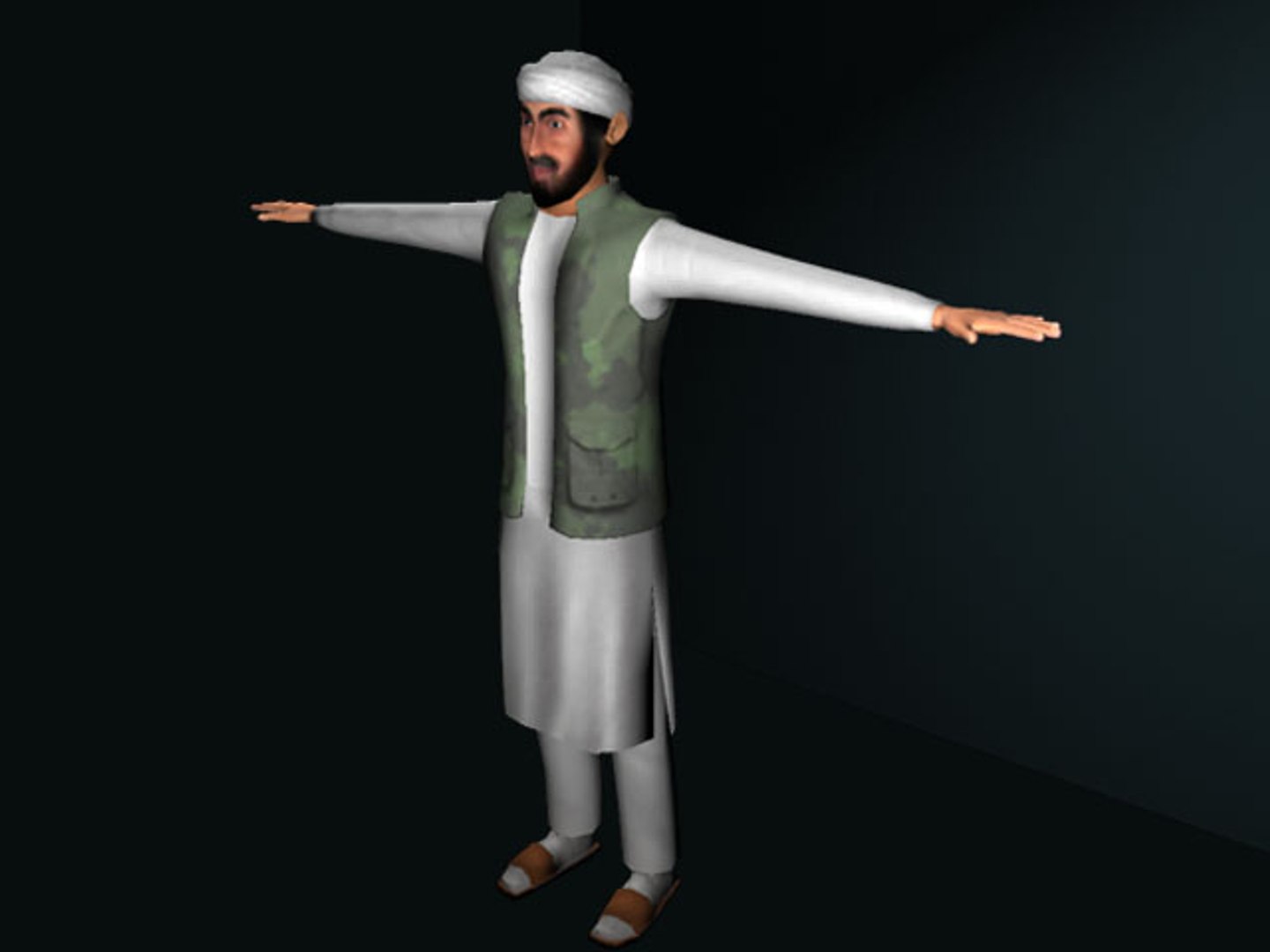 3d Taliban Soldier Model