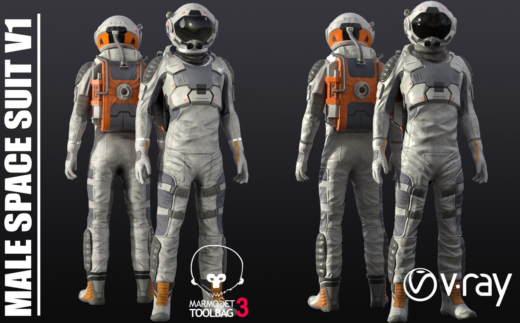 3d Model Unity Space Suit