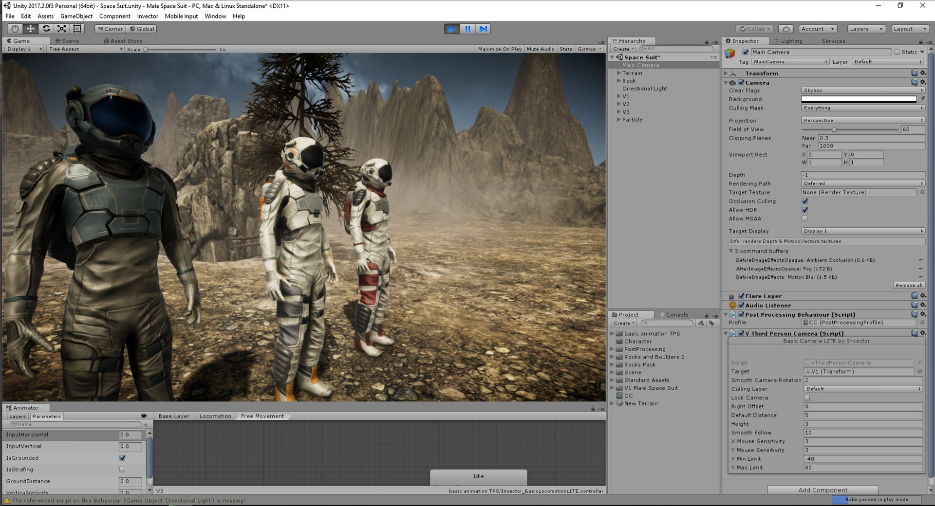 3d Model Unity Space Suit