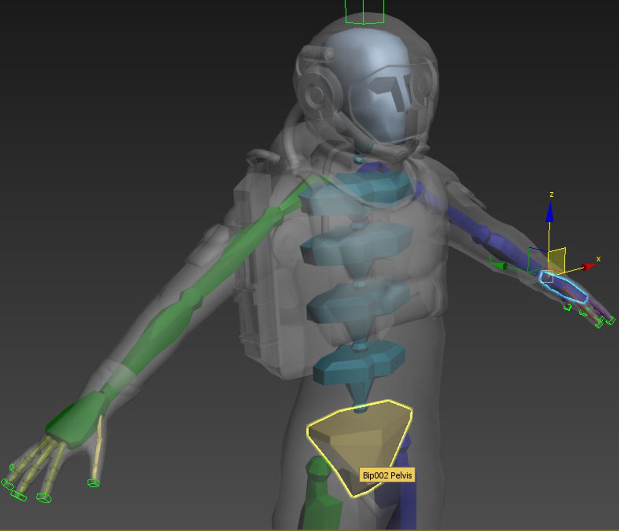 3d Model Unity Space Suit
