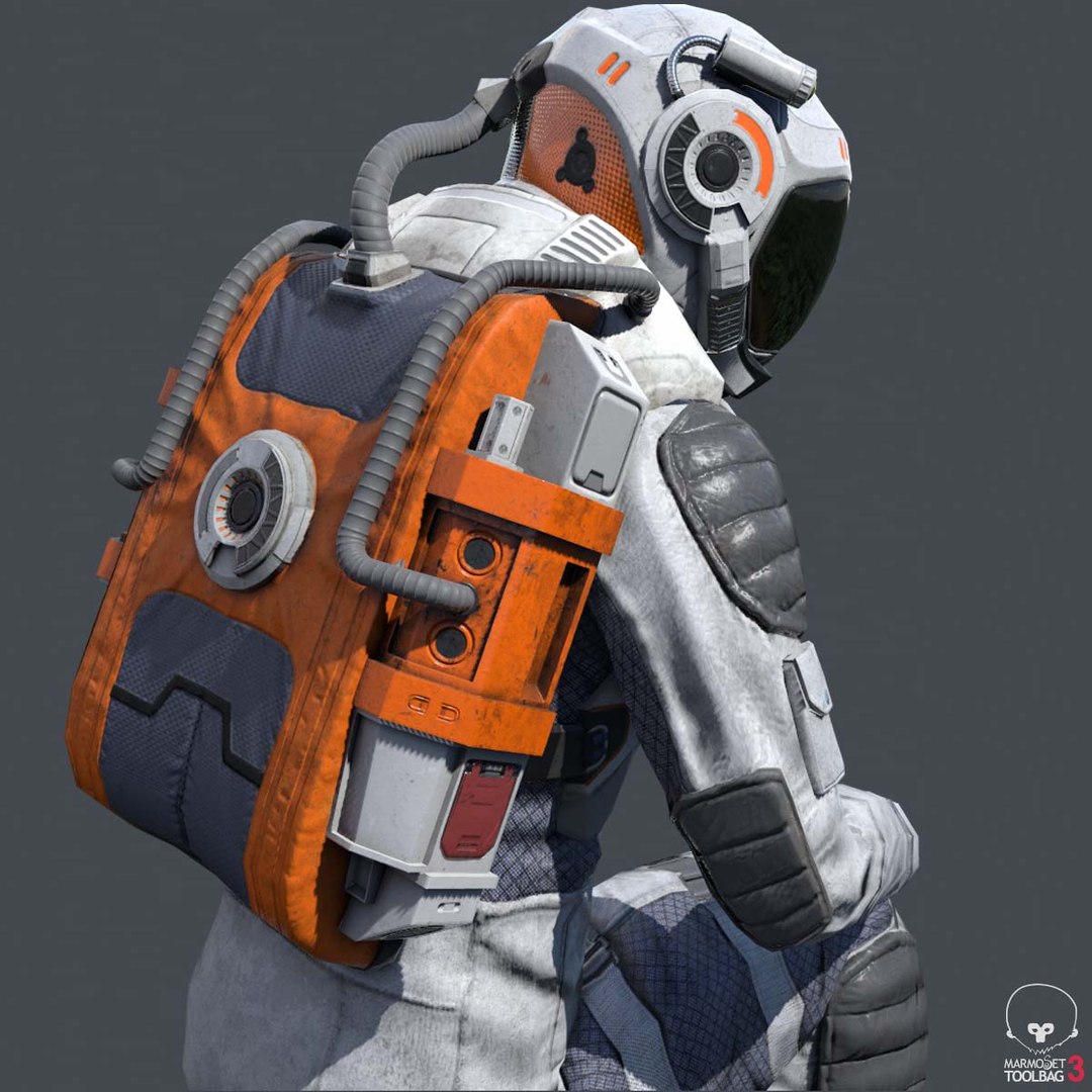 3d Model Unity Space Suit