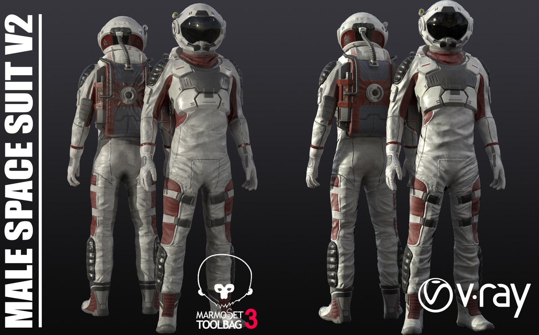 3d Model Unity Space Suit