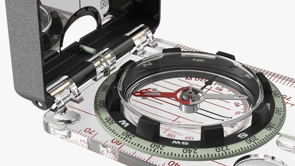 Mirror Compass Open model - TurboSquid 1980606