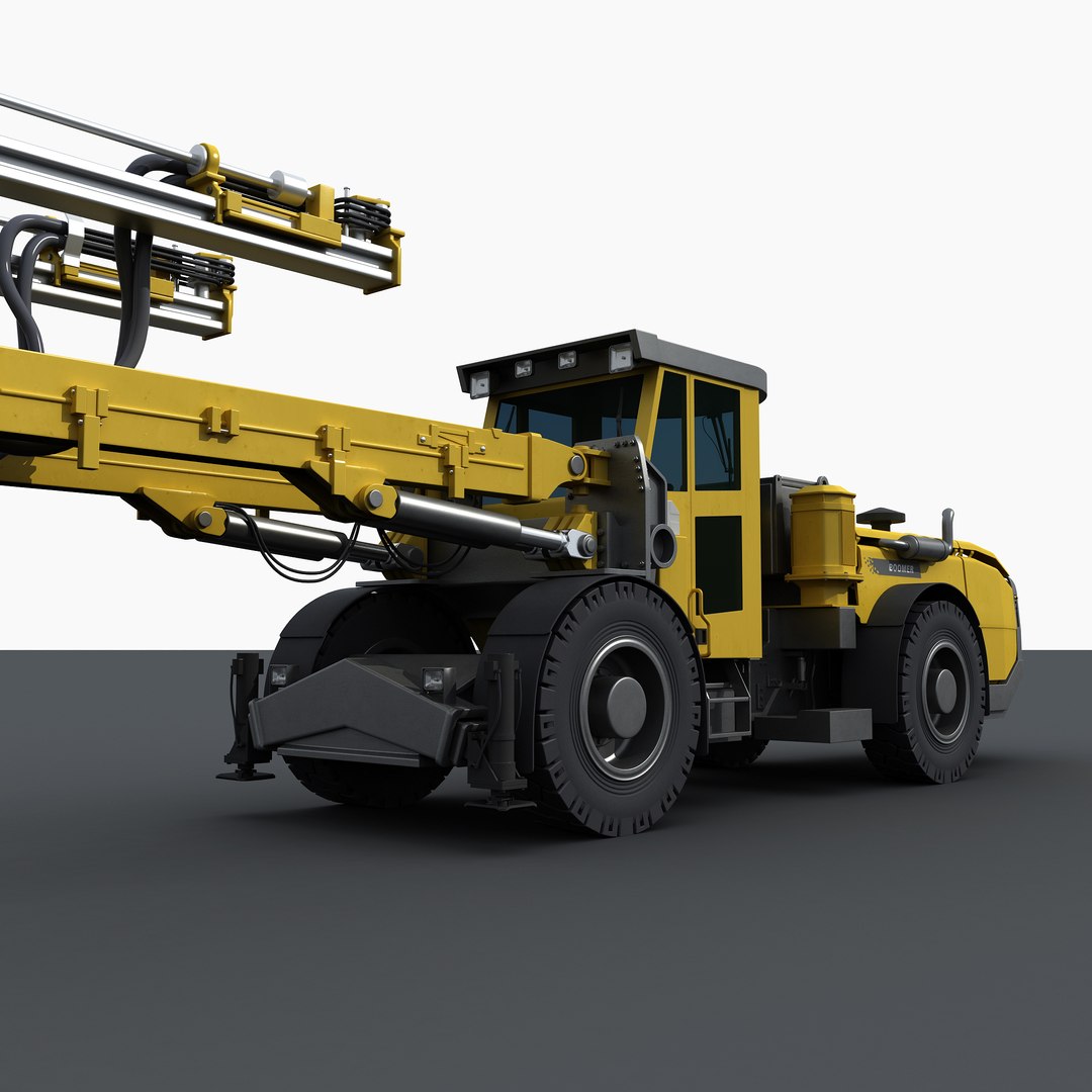 3d Model Atlas Copco E2 C