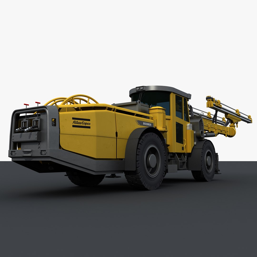 3d Model Atlas Copco E2 C