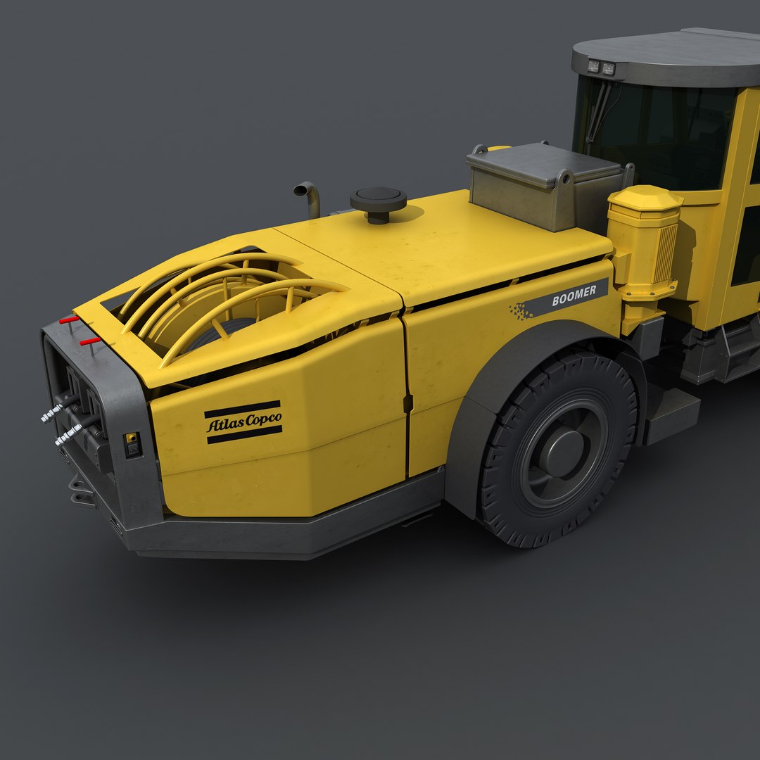 3d Model Atlas Copco E2 C