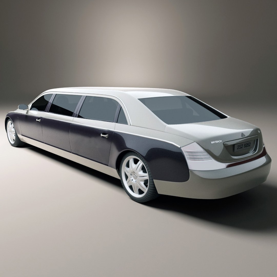 Maybach 62s 3d Model