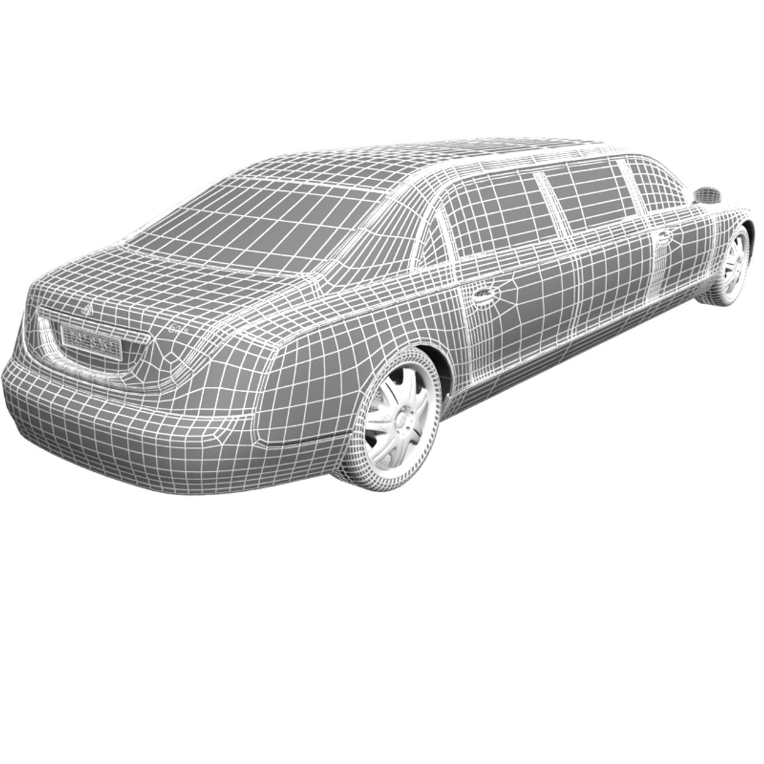 maybach 62s 3d model