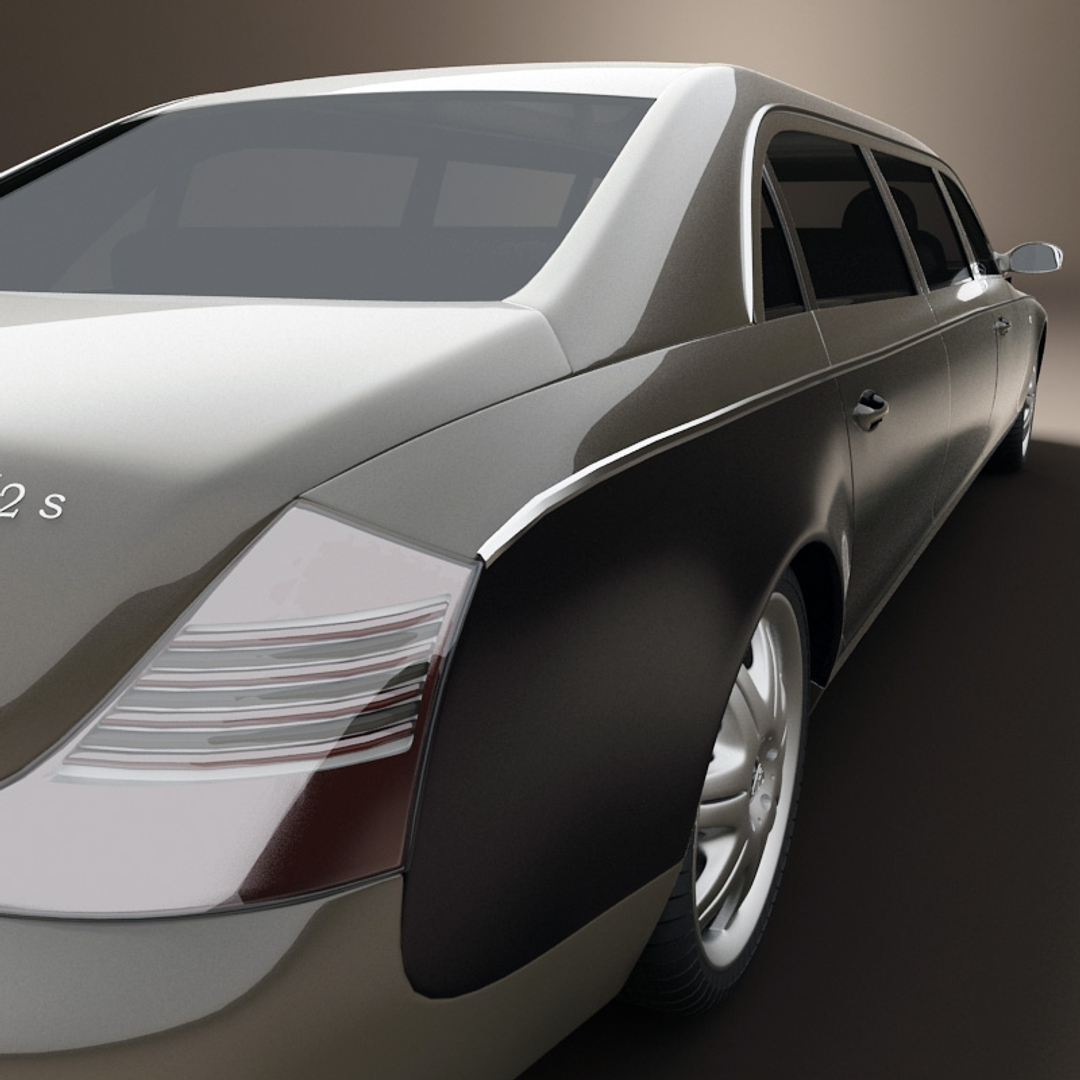 maybach 62s 3d model