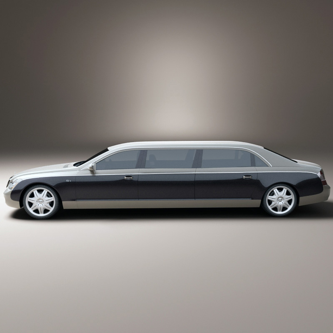 maybach 62s 3d model