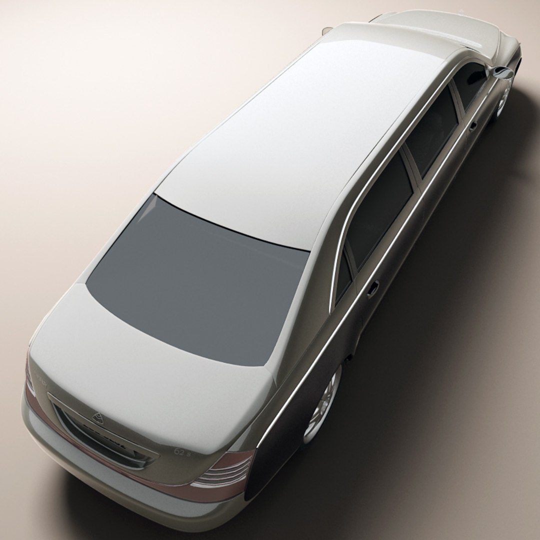Maybach 62s 3d Model
