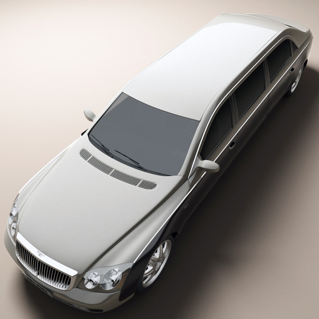 maybach 62s 3d model