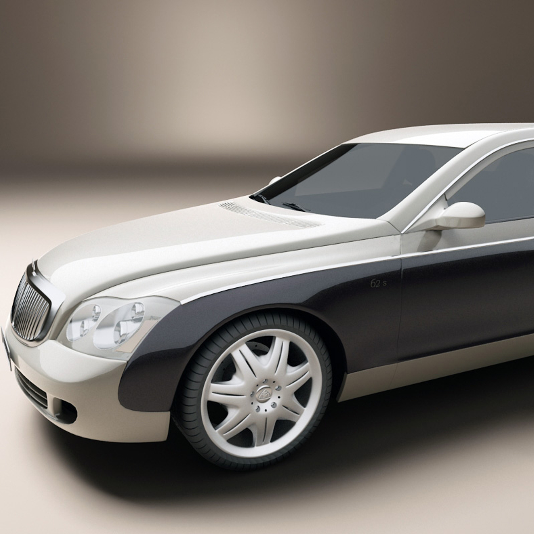 maybach 62s 3d model