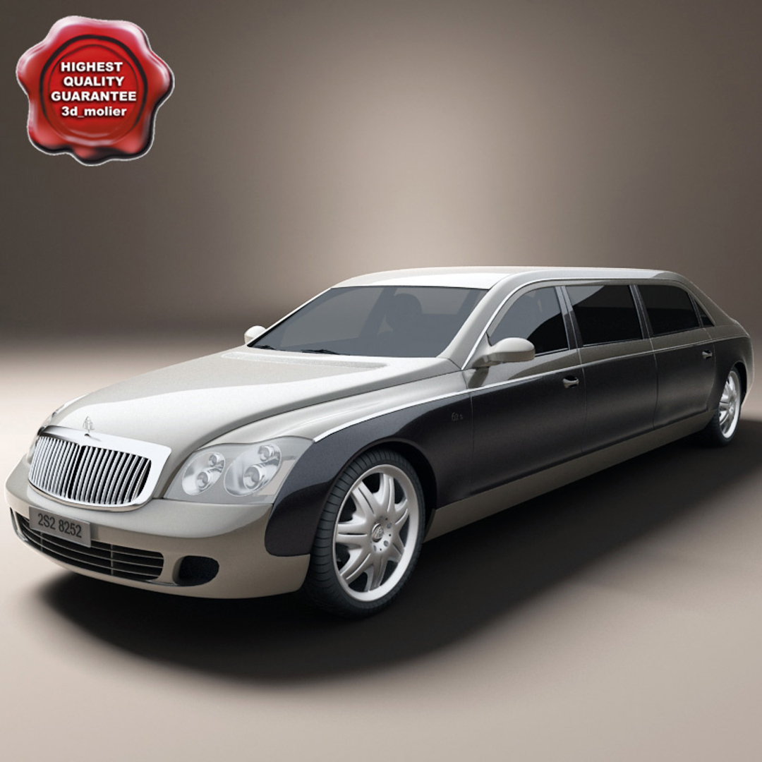maybach 62s 3d model