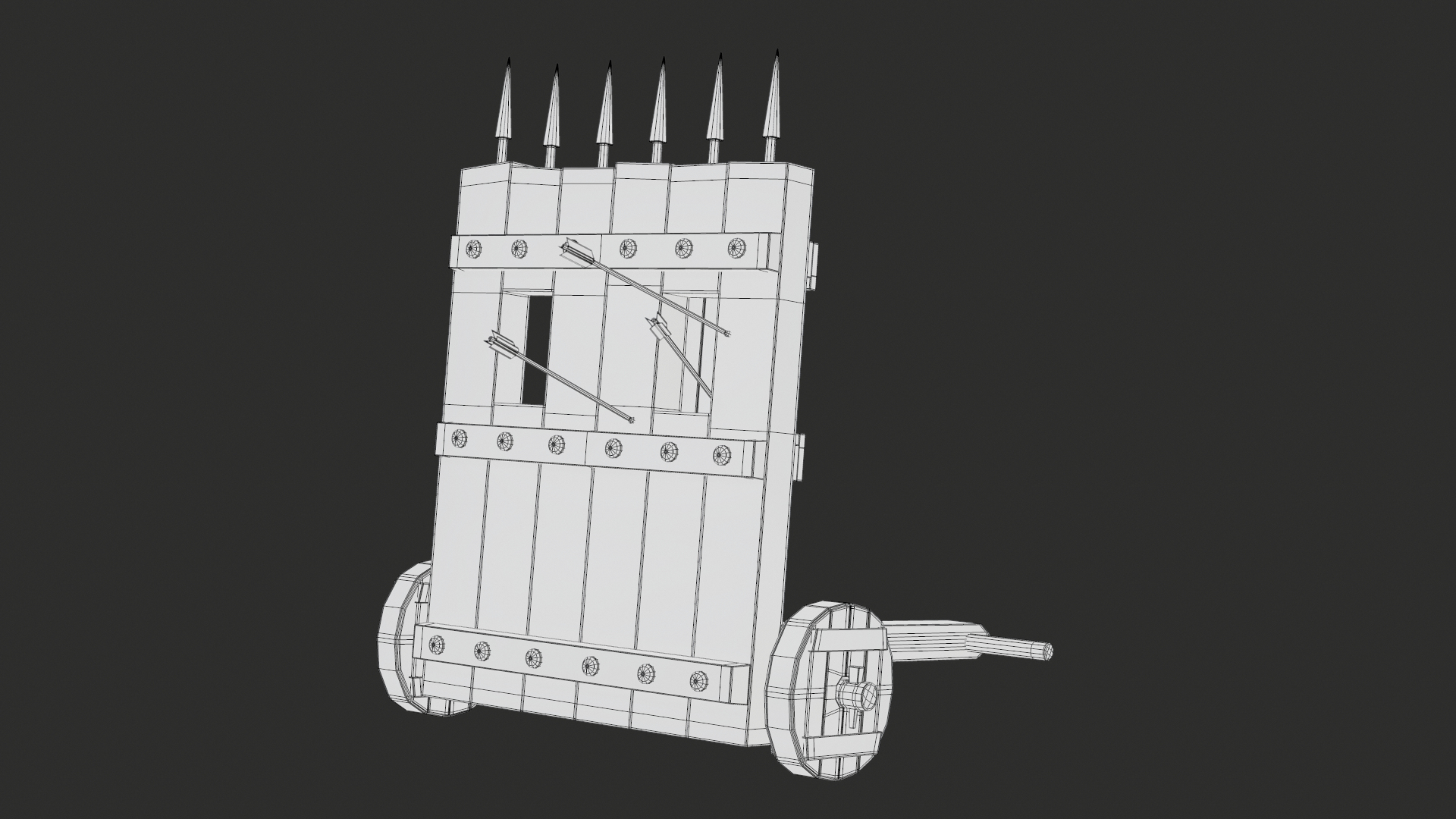Medieval Siege Shield Mantelet PBR 3D Model - TurboSquid 2032193