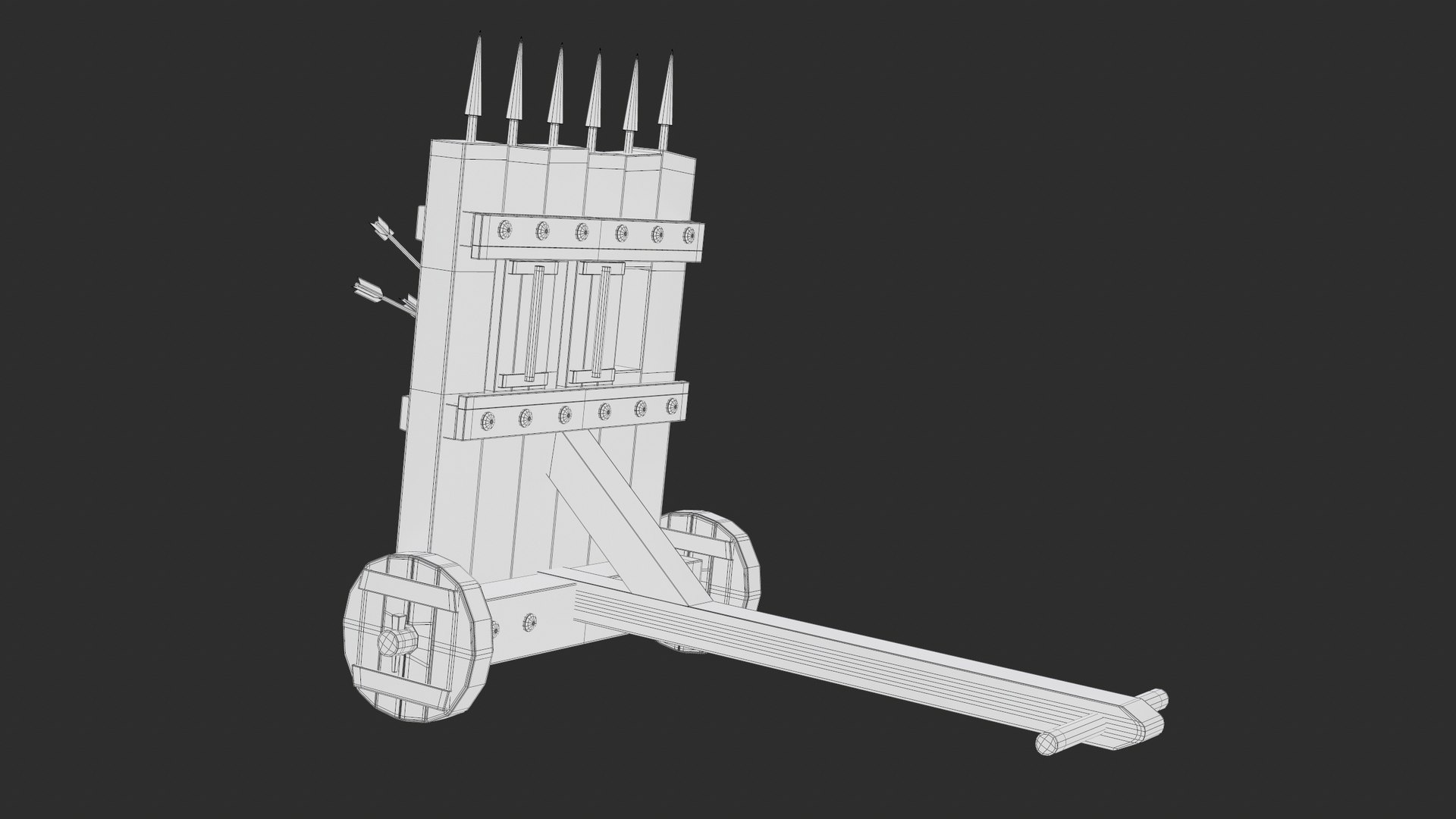 Medieval Siege Shield Mantelet PBR 3D Model - TurboSquid 2032193