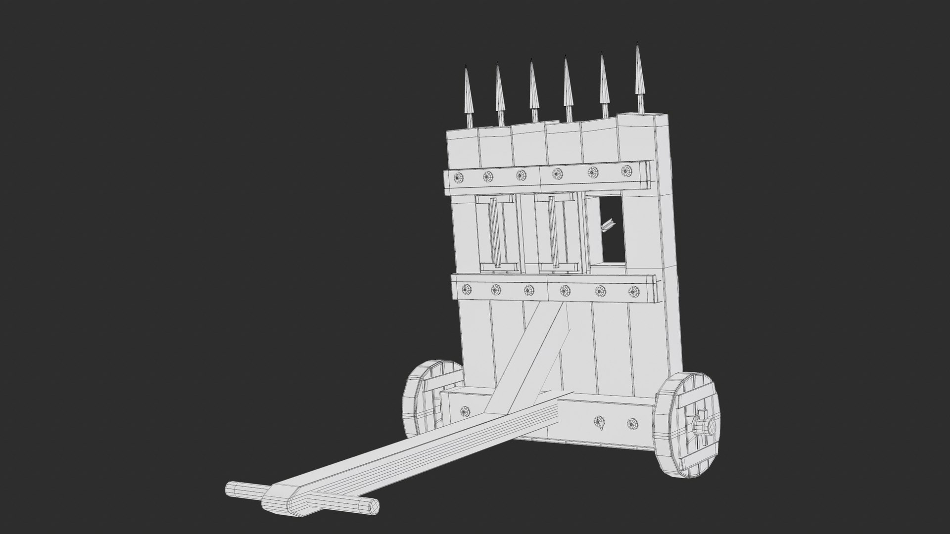 Medieval Siege Shield Mantelet PBR 3D Model - TurboSquid 2032193