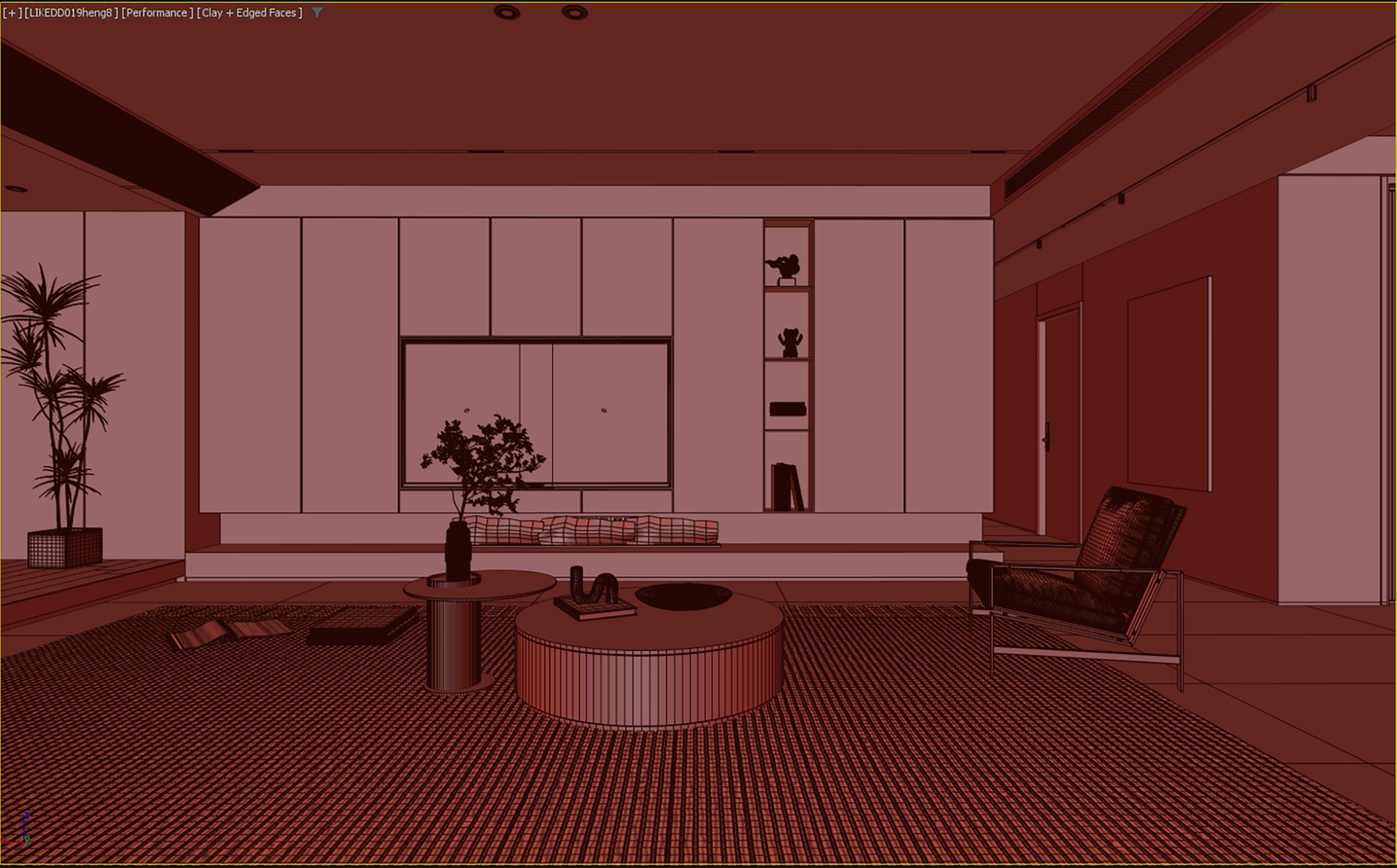 3D 3D Modern Apartment Interior Scene - TurboSquid 2048497