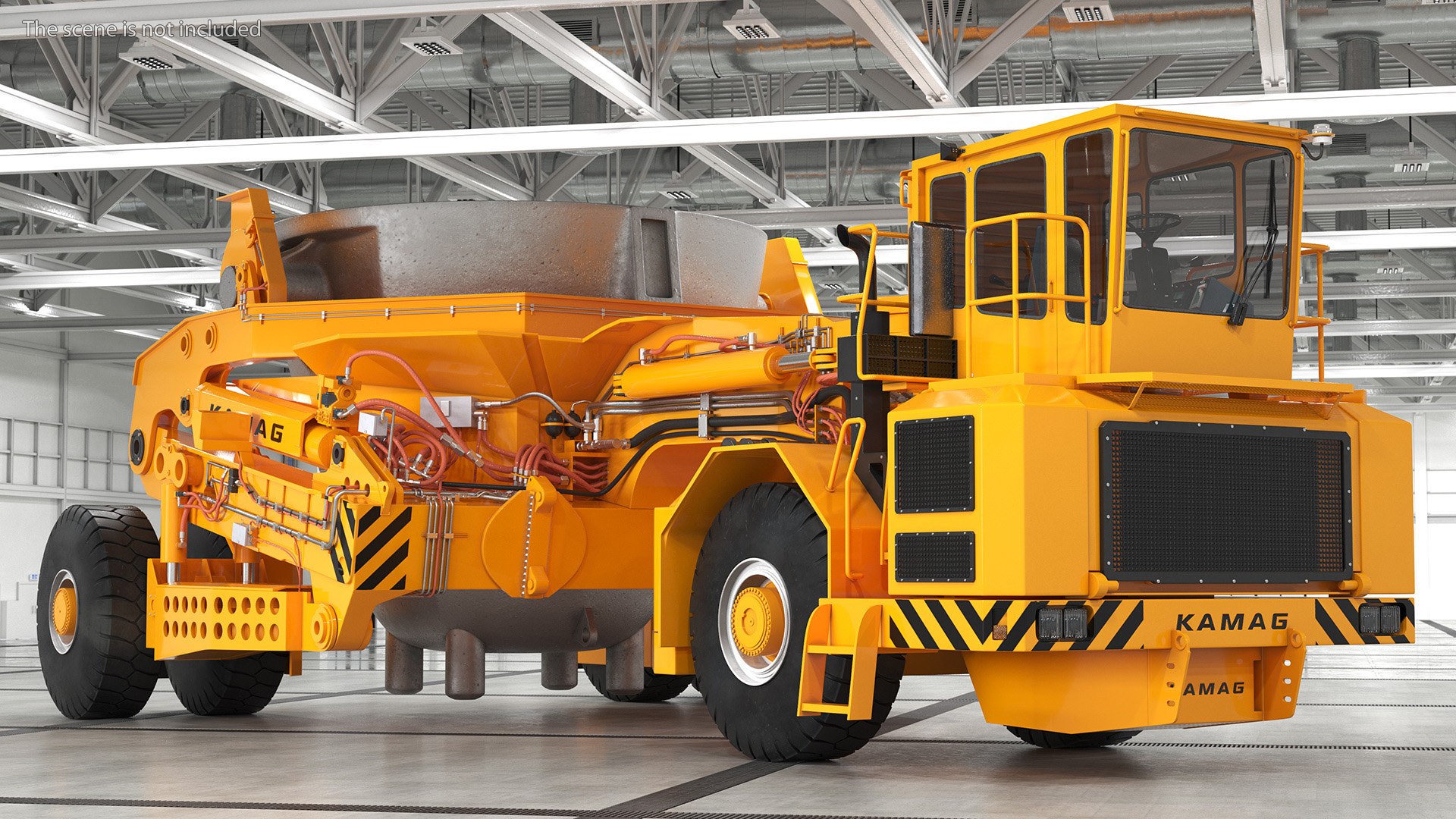 3D Model KAMAG Slag Pot Carrier - TurboSquid 2181322