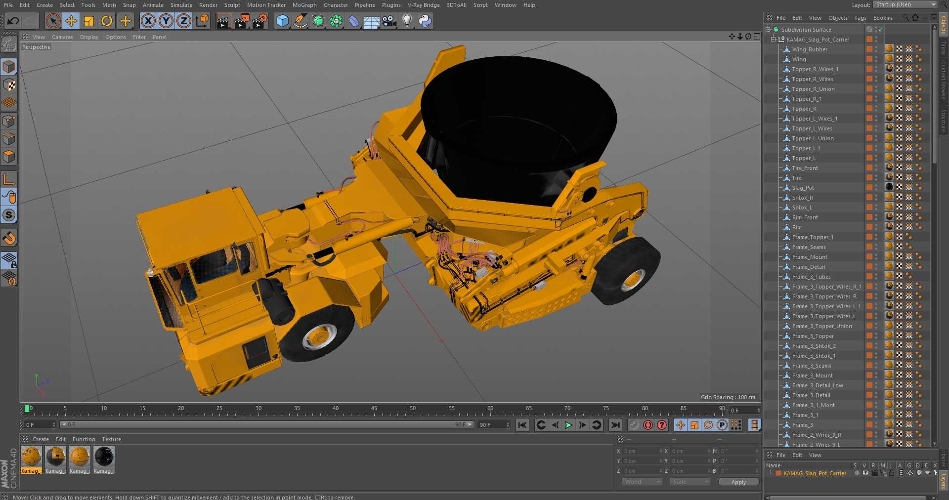 3D Model KAMAG Slag Pot Carrier - TurboSquid 2181322