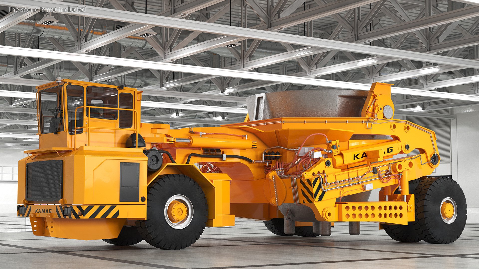 3D Model KAMAG Slag Pot Carrier - TurboSquid 2181322