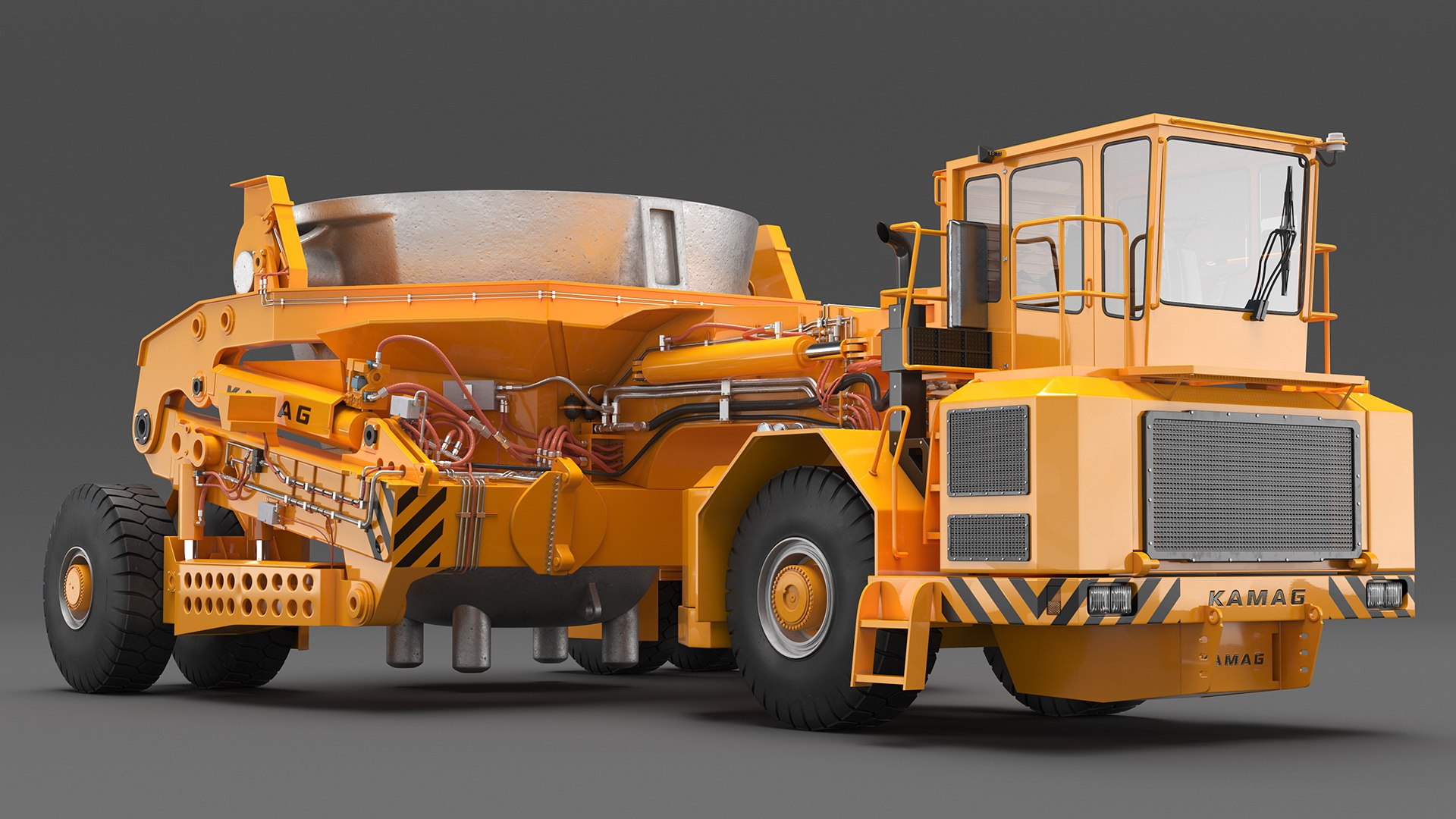 3D Model KAMAG Slag Pot Carrier - TurboSquid 2181322