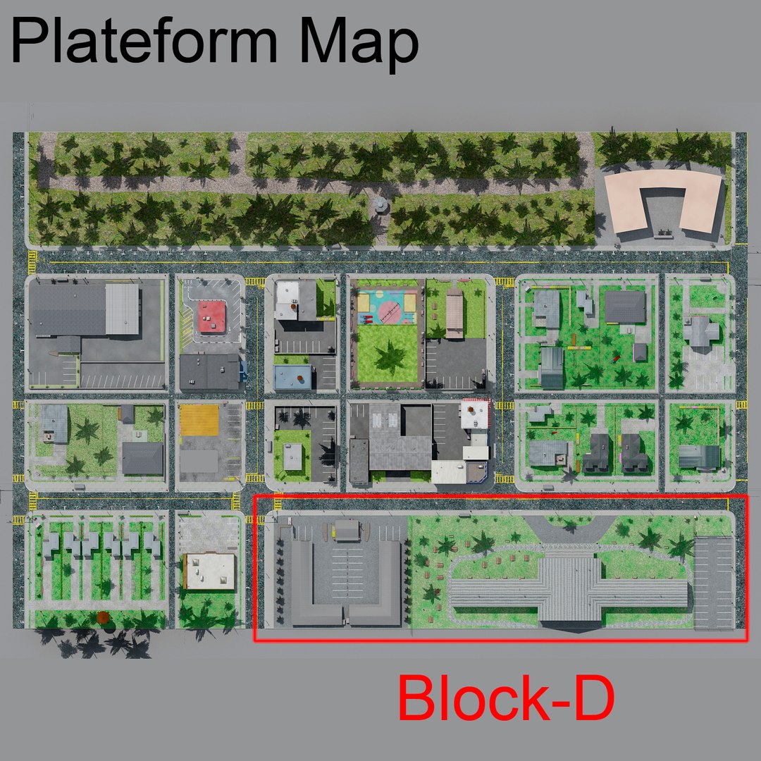3ds Max D Block Day Night
