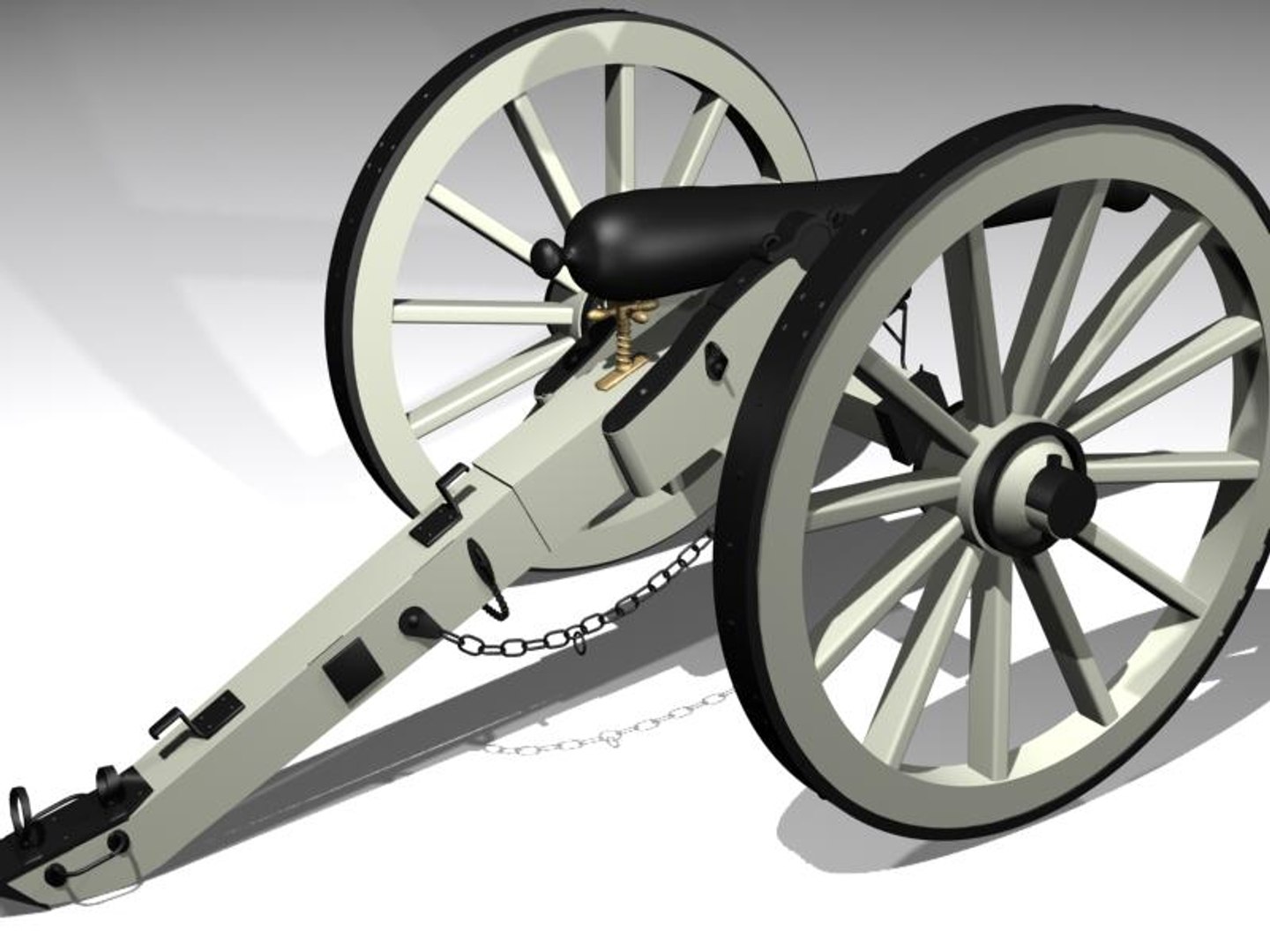 3d Model Historically Cannon