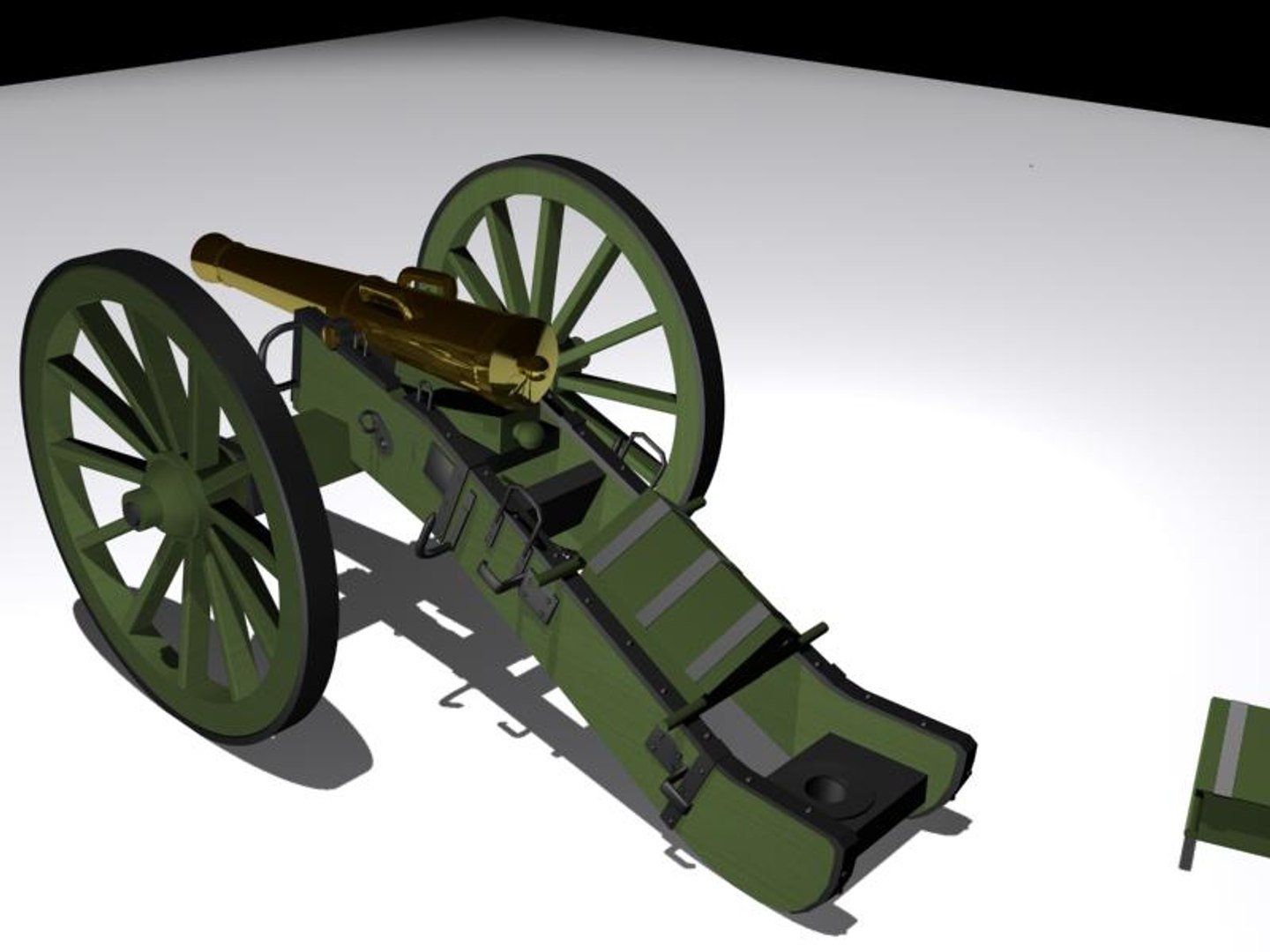 3d Model Historically Cannon