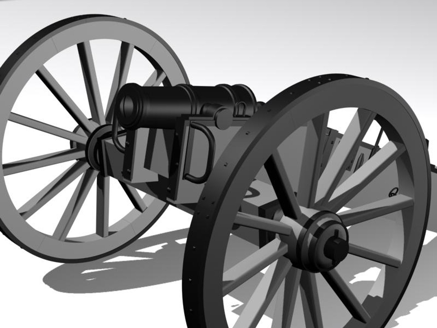3d Model Historically Cannon