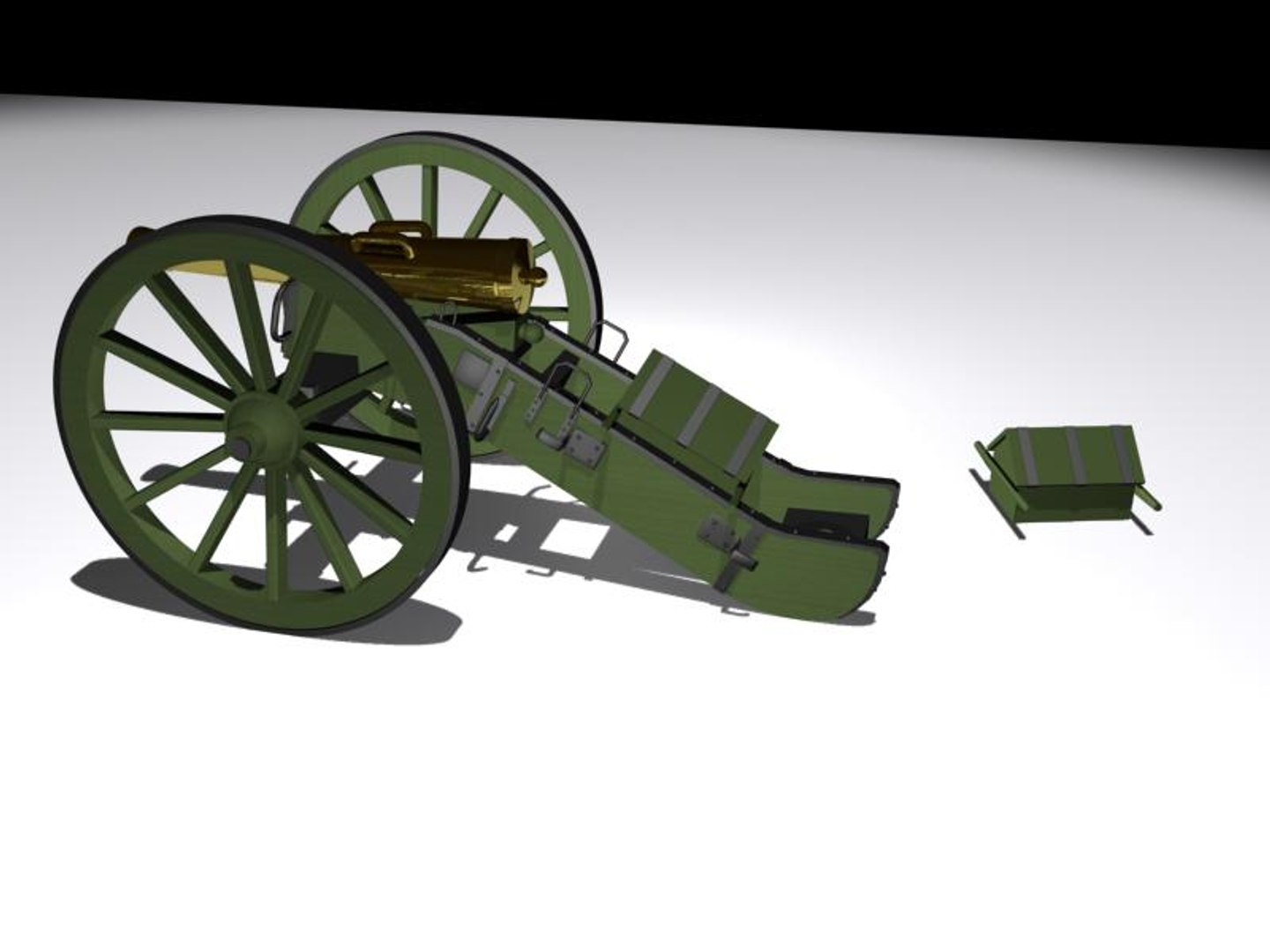 3d Model Historically Cannon