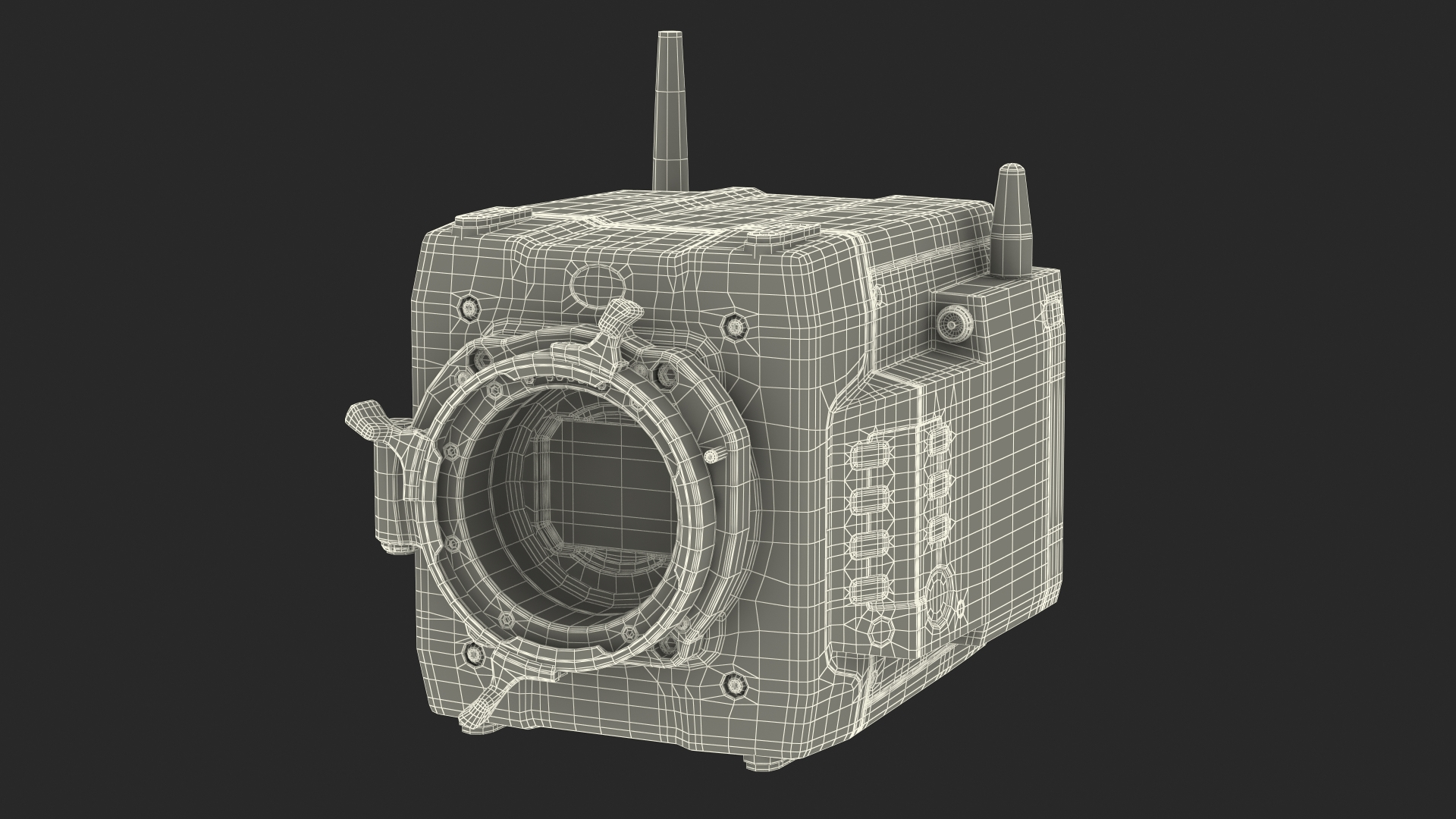 Digital Cinema Camera Body 3D Model - TurboSquid 1896723