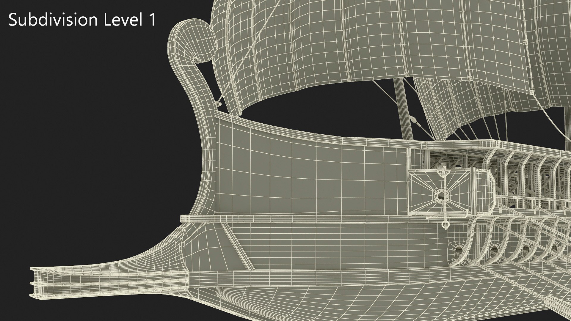 3D Roman Imperial War Galley Model - TurboSquid 2418833