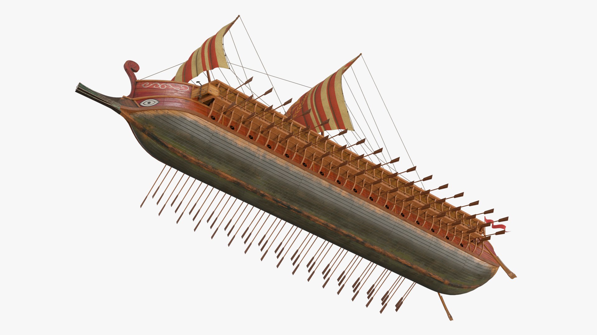 3D Roman Imperial War Galley Model - TurboSquid 2418833
