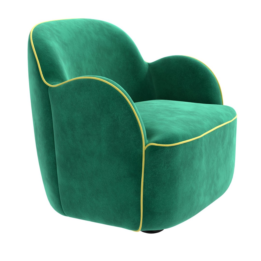 Popus editions Celeste Armchair model - TurboSquid 2103770