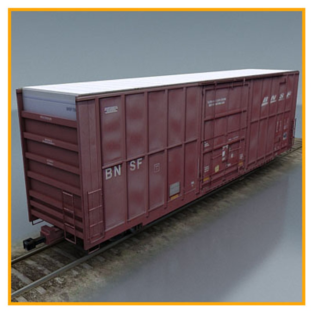 Cargo Wagon 3d Max