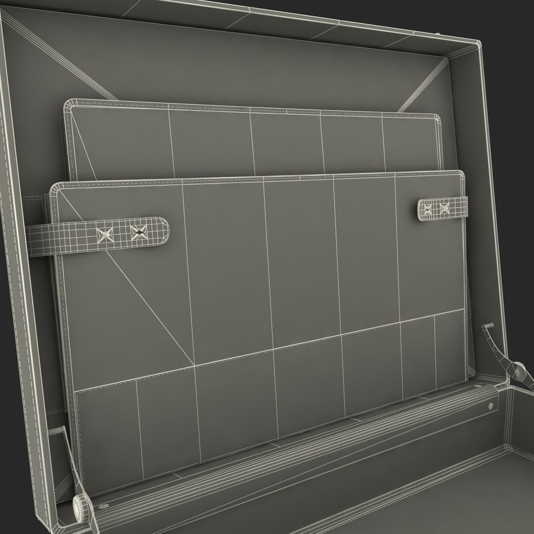3d Suitcase V3 Model