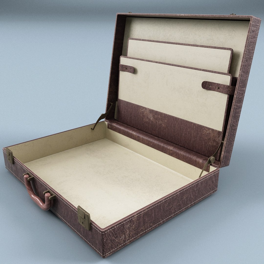 3d Suitcase V3 Model