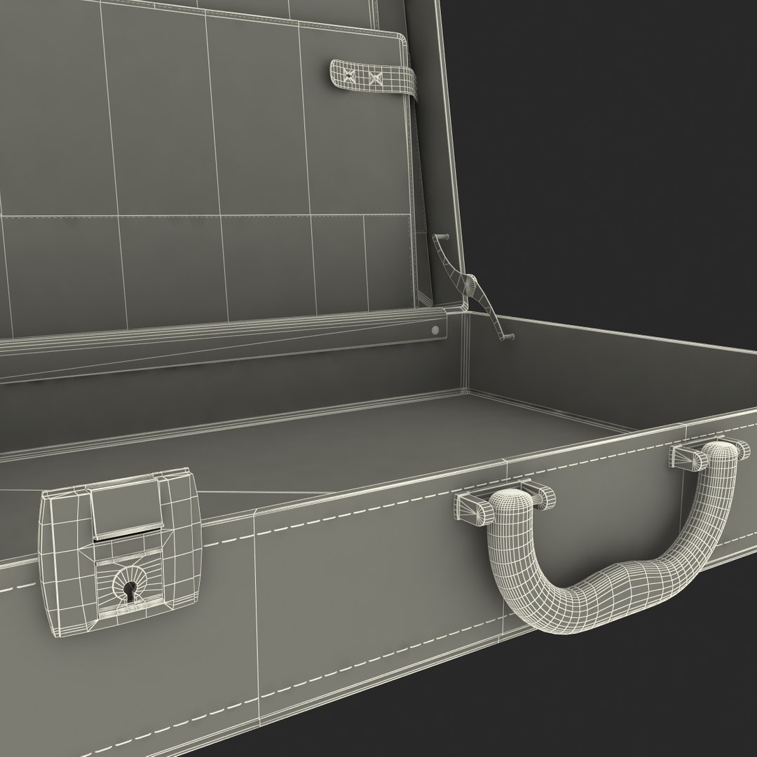 3d Suitcase V3 Model